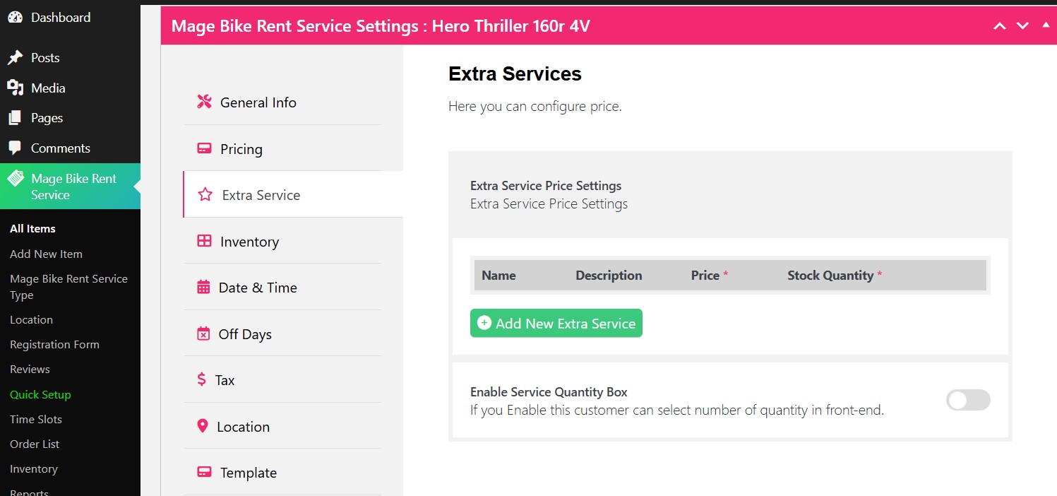 Extra Services